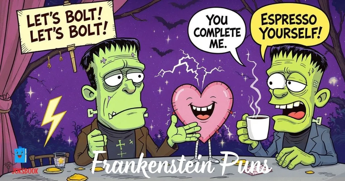 355+ Frankenstein Jokes That Reanimate Your Funny Bone! 2026