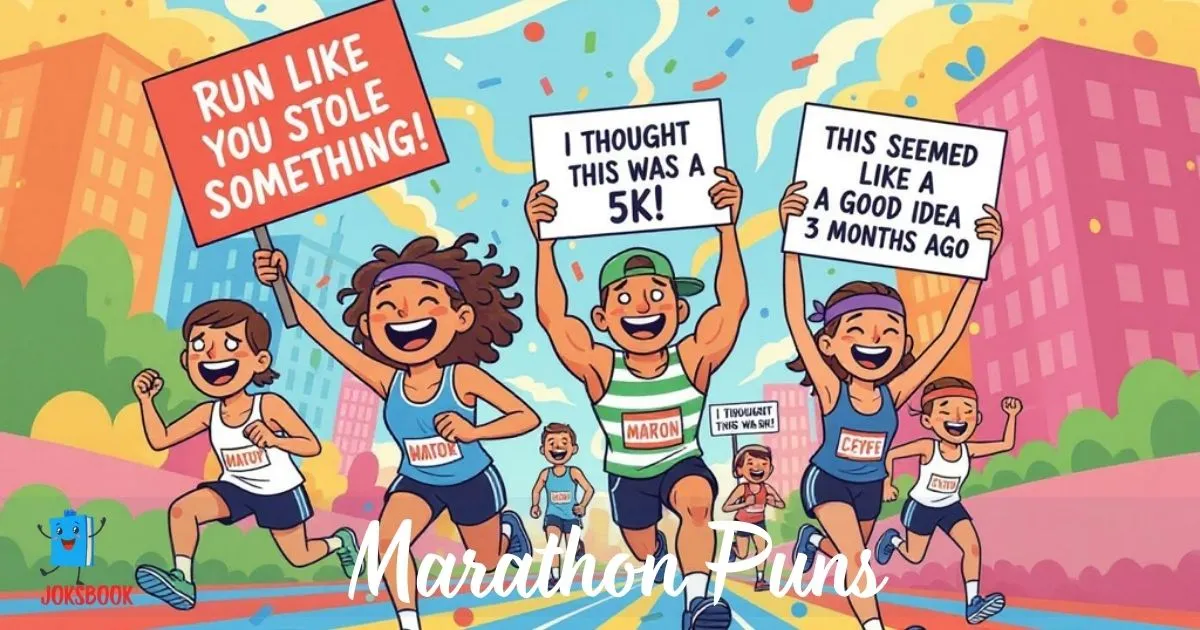 415 + Marathon Puns & Jokes That Go the Extra Smile! 2026