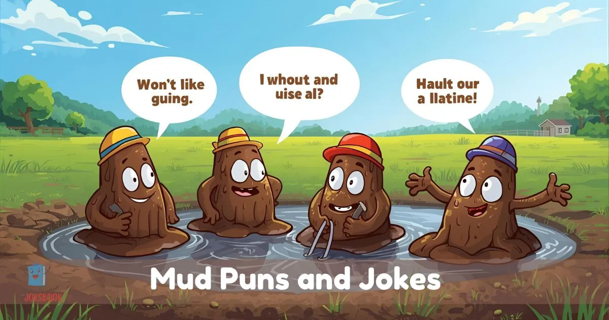 415+ Mud Puns & Jokes That'll Mud-absolutely Crack You Up! 2026